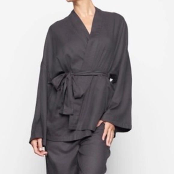 SKIMS | Intimates & Sleepwear | Skims Gray Robetop | Poshmark